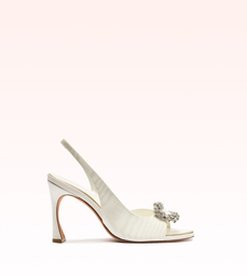 Isla Crystal Bridal 85 Off White/Golden | Alexandre Birman