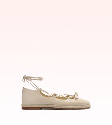 Slim Clarita Espadrille Shell | Alexandre Birman